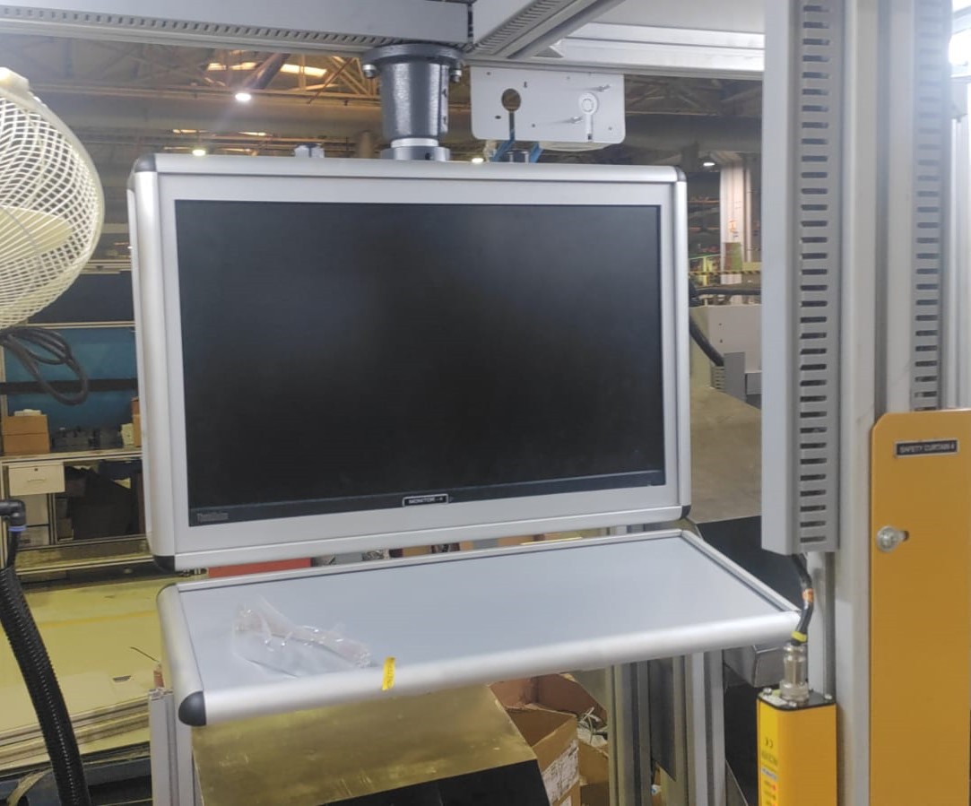 HMI Support System for Machines | Modular Swing Arm Mount